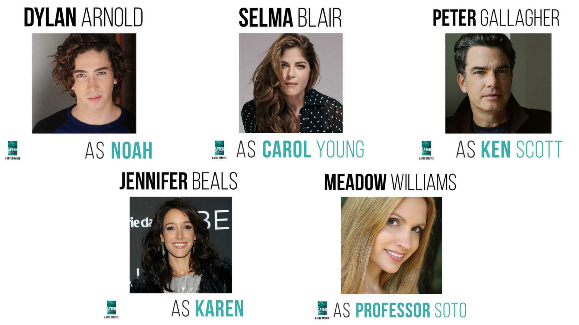 After: Conheça o elenco da adaptação cinematográfica da série de livros